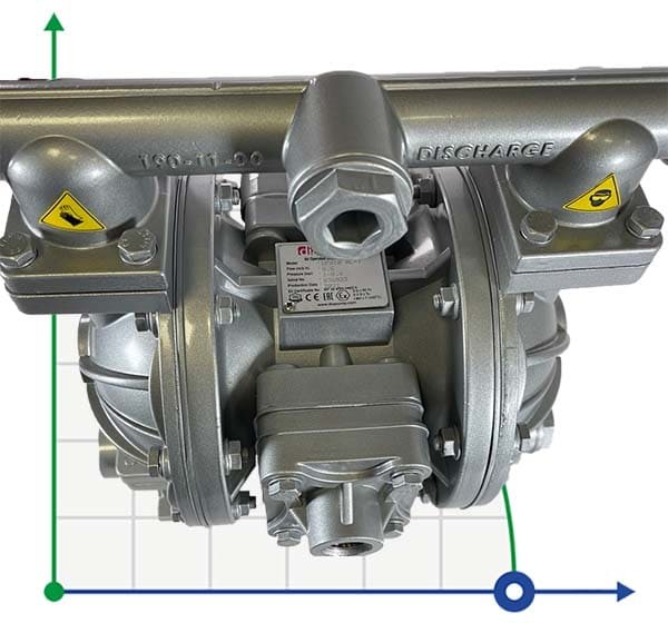 DPX 10 AL/T PRO - Pneumatic Membrane Pump SP-Teploobmen
